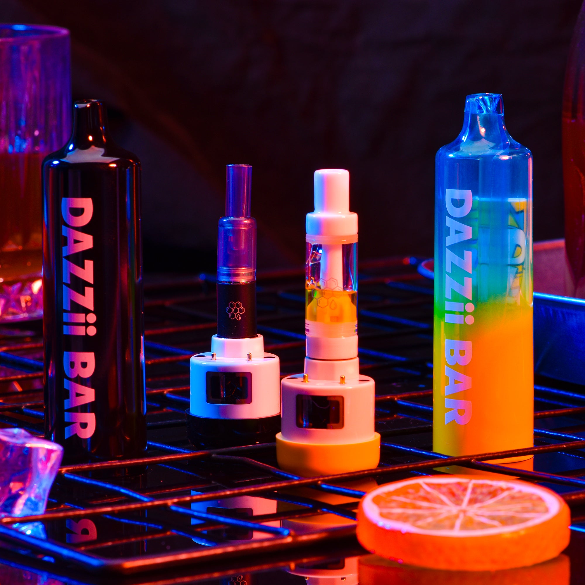 DAZZii BAR 510 Cartridge Concealable VV 450mAh PreHeat OLED Screen Bat ...