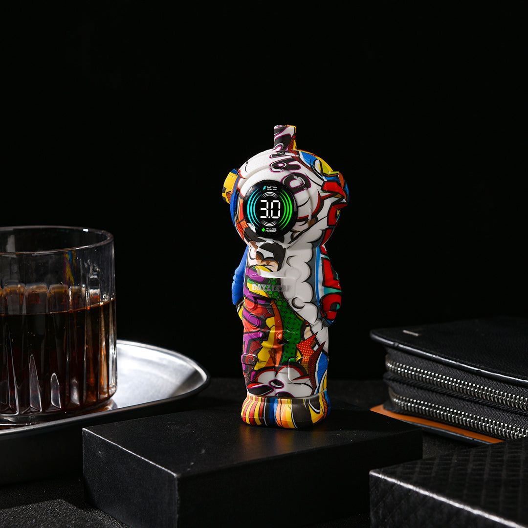 SPACEMAN 510 Cartridge Concealable VV 550mAh PreHeat LED Screen Batter ...